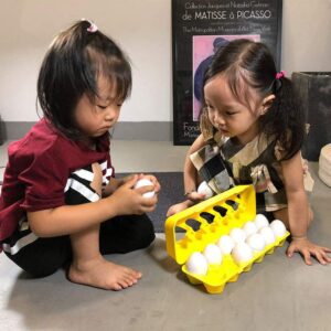 JUNBESTN Easter Matching Eggs Connect Eggs Carton Toys Gifts for 1 2 3 Years Old Kids Toddler Baby Girls Boys Shape Color Egg Play Learn