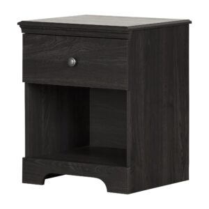 south shore zach 1-drawer nightstand-gray oak