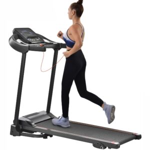 merax folding electric treadmill with incline 2.5hp energy saving 12 preset programs running walking jogging machine for home office indoor cardio exercise