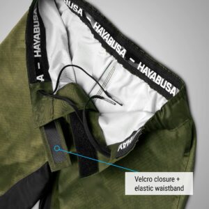 Hayabusa Hexagon BJJ Shorts - Green, Large