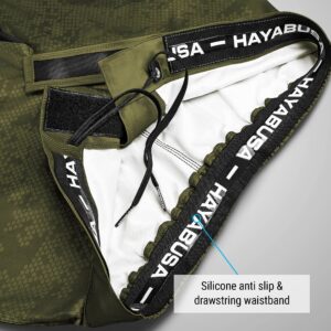 Hayabusa Hexagon BJJ Shorts - Green, Large