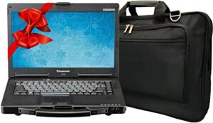 panasonic toughbook cf-53 laptop pc, intel i5-2520m 2.5ghz, 16gb ram, 1tb ssd, windows 10, touchscreen, laptop bag (renewed)