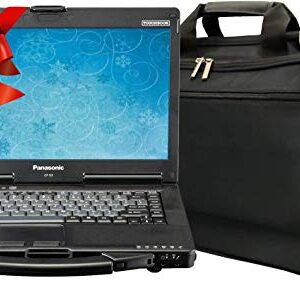 Panasonic Toughbook CF-53 Laptop PC, Intel i5-2520M 2.5GHz, 16GB RAM, 1TB SSD, Windows 10, Touchscreen, Laptop Bag (Renewed)