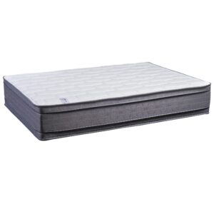 Nutan 13-Inch Firm Euro Top Double Sided Foam Encased Innerspring Mattress , California King Black.