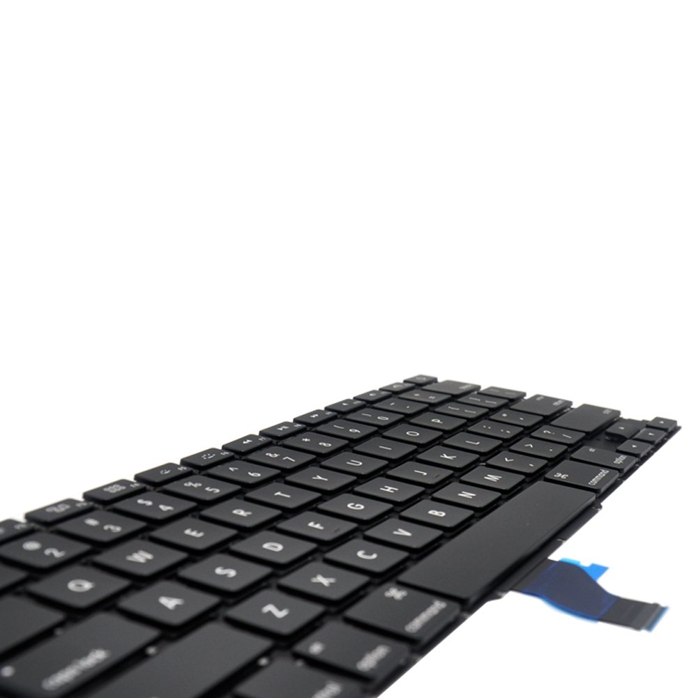 Padarsey Replacement Keyboard Compatible for MacBook Pro A1502 13" 2013-2015 Retina Series Black US Layout Part Numbers ME864 ME865 ME866 with 80Pce Keyboard Screws and Screwdriver