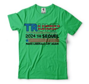 silk road tees make liberals cry again trump 2024 t-shirt small green