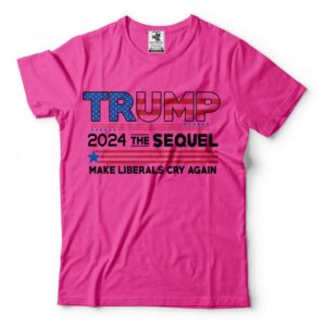 Silk Road Tees Make Liberals Cry Again Trump 2024 T-Shirt Small Green