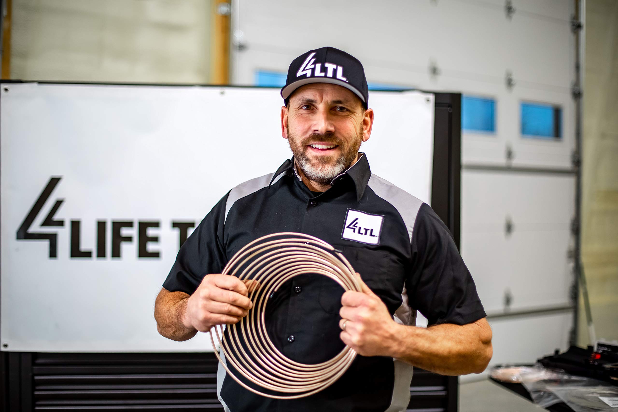 4LIFETIMELINES - 1/4" x 25' True Copper-Nickel Alloy Non-Magnetic, Brake Line Tubing Coils and Fittings, 2 Complete Kits, Brake Line Roll and Fittings, Copper Nickel Tubing, Fuel Line Repair