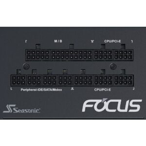 Seasonic FOCUS GX-850, 850W 80+ Gold, Full-Modular, Fan Control in Fanless, Silent, and Cooling Mode, Perfect Power Supply for Gaming and Various Application, SSR-850FX.