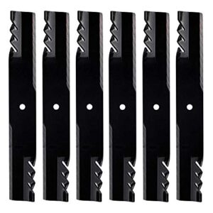 6pk oregon gator g3 blades 96-803 compatible with toro 54" zx5400 zx5420 115-4999 115-9650-03