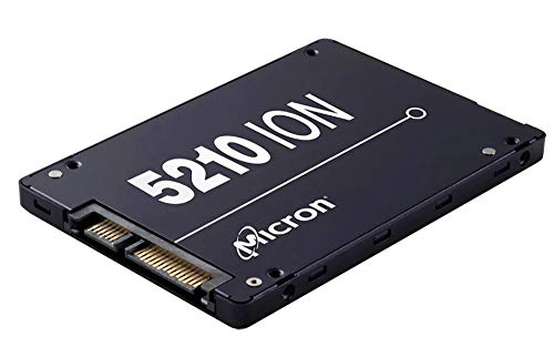 Micron 5210 Ion Enterprise SSD, 7.68TB 6Gb/s 2.5" SATA SSD, Compatible with Dell PowerEdge R440, R640, R740, R740XD, R840, R940, and T640 Servers