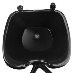 Dompel Portable Shampoo Bowl, Ergonomic and Deep Portable Wash Bowl for Hairstylist and Home Services, Steel Structure, Lightweight Hair Washing Basin, 35.23 in x 23.22 in x 19.3 in, 22 L