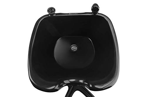 Dompel Portable Shampoo Bowl, Ergonomic and Deep Portable Wash Bowl for Hairstylist and Home Services, Steel Structure, Lightweight Hair Washing Basin, 35.23 in x 23.22 in x 19.3 in, 22 L