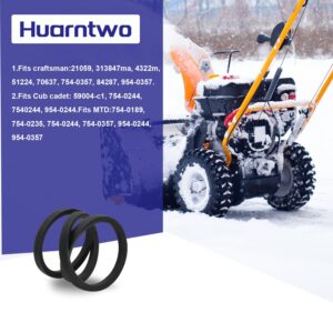 Huarntwo New Replacement 26-9670 Drive Belt for Toro snowblowers (1/2" x 40")