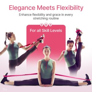 TTolbi Premium Dance Stretching Equipment: Stretch Bands for Dancers and Ballet Stretch Bands | Dance Stretch Band for Flexibility and Exercise | Dance Stuff | Gymnastics Equipment | Dancer Girls