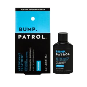 Bump Patrol Original Formula After Shave Bump Treatment Serum - Razor Bumps, Ingrown Hair Solution for Men and Women - 0.5 Ounce