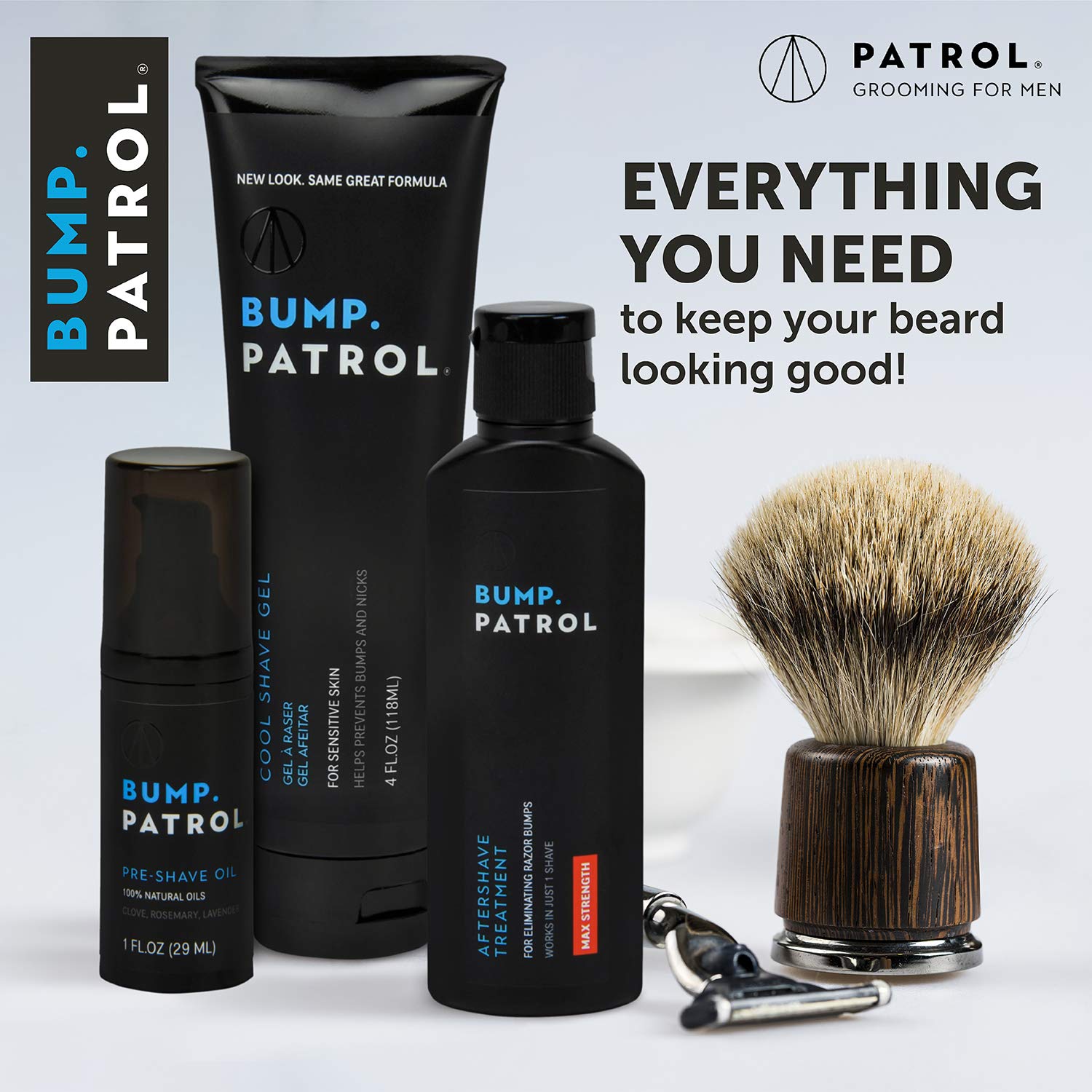 Bump Patrol Original Formula After Shave Bump Treatment Serum - Razor Bumps, Ingrown Hair Solution for Men and Women - 0.5 Ounce