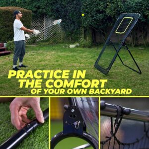 Victorem Lacrosse Rebounder for Backyard - 4x6 Inches Lacrosse Bounce Back Net, Volleyball Rebounder, Pitch Back Baseball Rebounder fits for Volleyball, Tennis and Softball Training