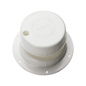 homee rv plumbing vent cap, sewer vent cap, plastic roof cover for trailer camper 1 to 2 3/8 inch- white