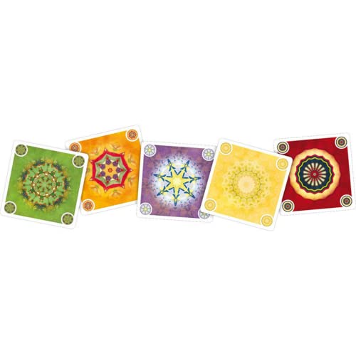 Mandala Board Game | Challenging Two-Player Game with Beautiful Abstract Art | Strategy Board Game for Adults and Kids | Ages 10+ | 2 Players | Average Playtime 30 Minutes | Made by Lookout Games