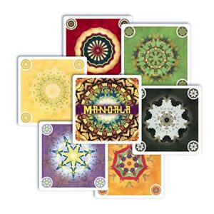 Mandala Board Game | Challenging Two-Player Game with Beautiful Abstract Art | Strategy Board Game for Adults and Kids | Ages 10+ | 2 Players | Average Playtime 30 Minutes | Made by Lookout Games