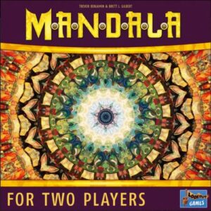 Mandala Board Game | Challenging Two-Player Game with Beautiful Abstract Art | Strategy Board Game for Adults and Kids | Ages 10+ | 2 Players | Average Playtime 30 Minutes | Made by Lookout Games