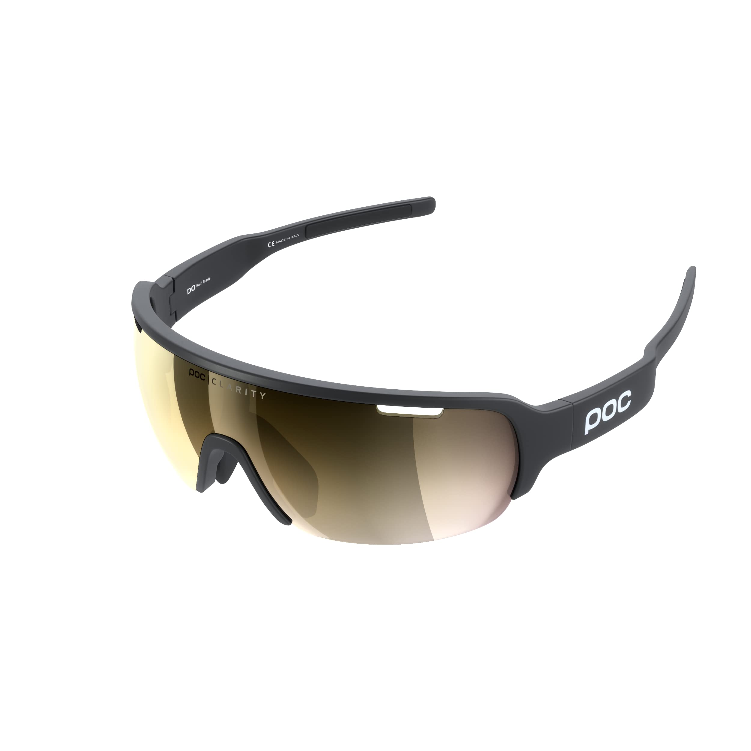 POC DO Half Blade Unisex Adult Sunglasses, Uranium Black, One