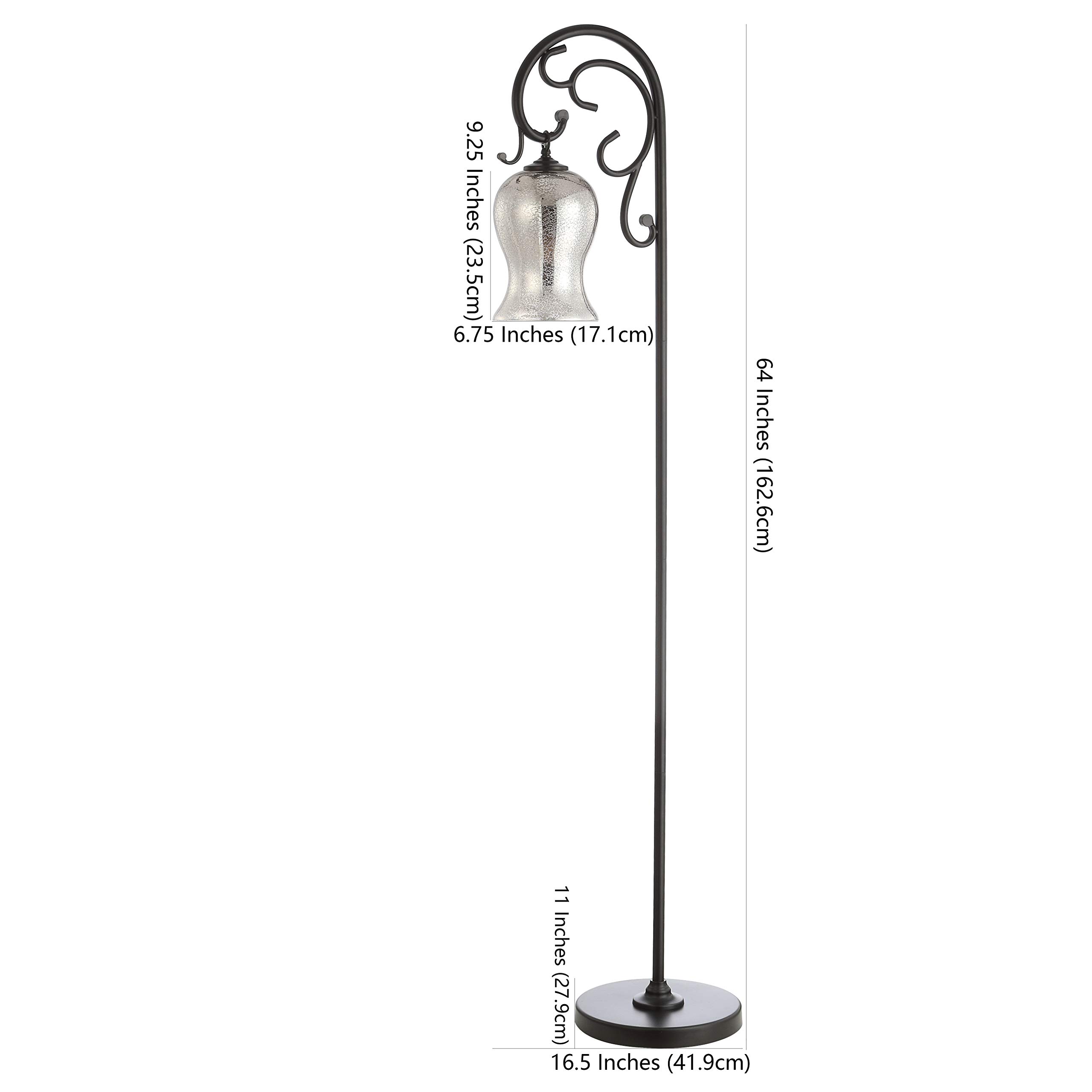 Safavieh FLL4057A Lighting Meridia Black 64-inch (LED Bulb Included) Floor Lamp