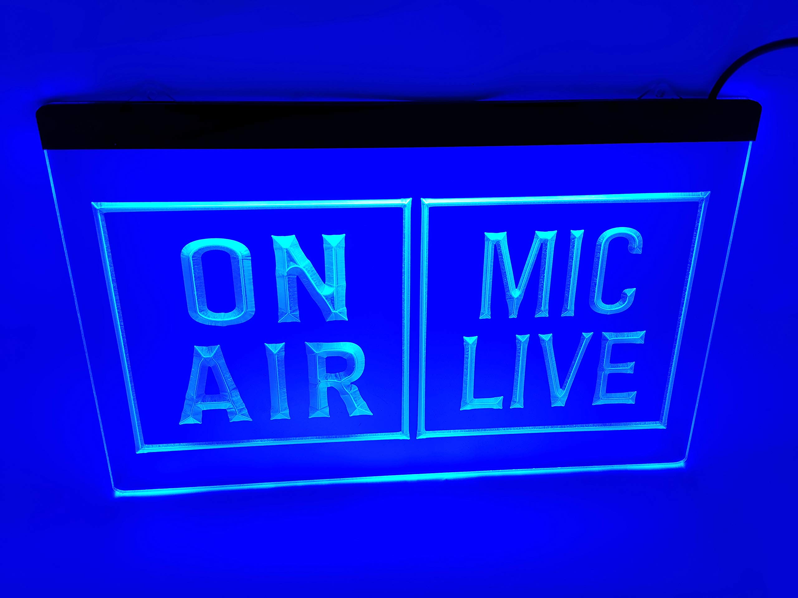 jxledsign Powerful Media Studio On Air Mic Life Display Bar Pub LED Light Sign