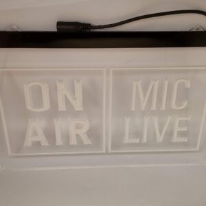 jxledsign Powerful Media Studio On Air Mic Life Display Bar Pub LED Light Sign