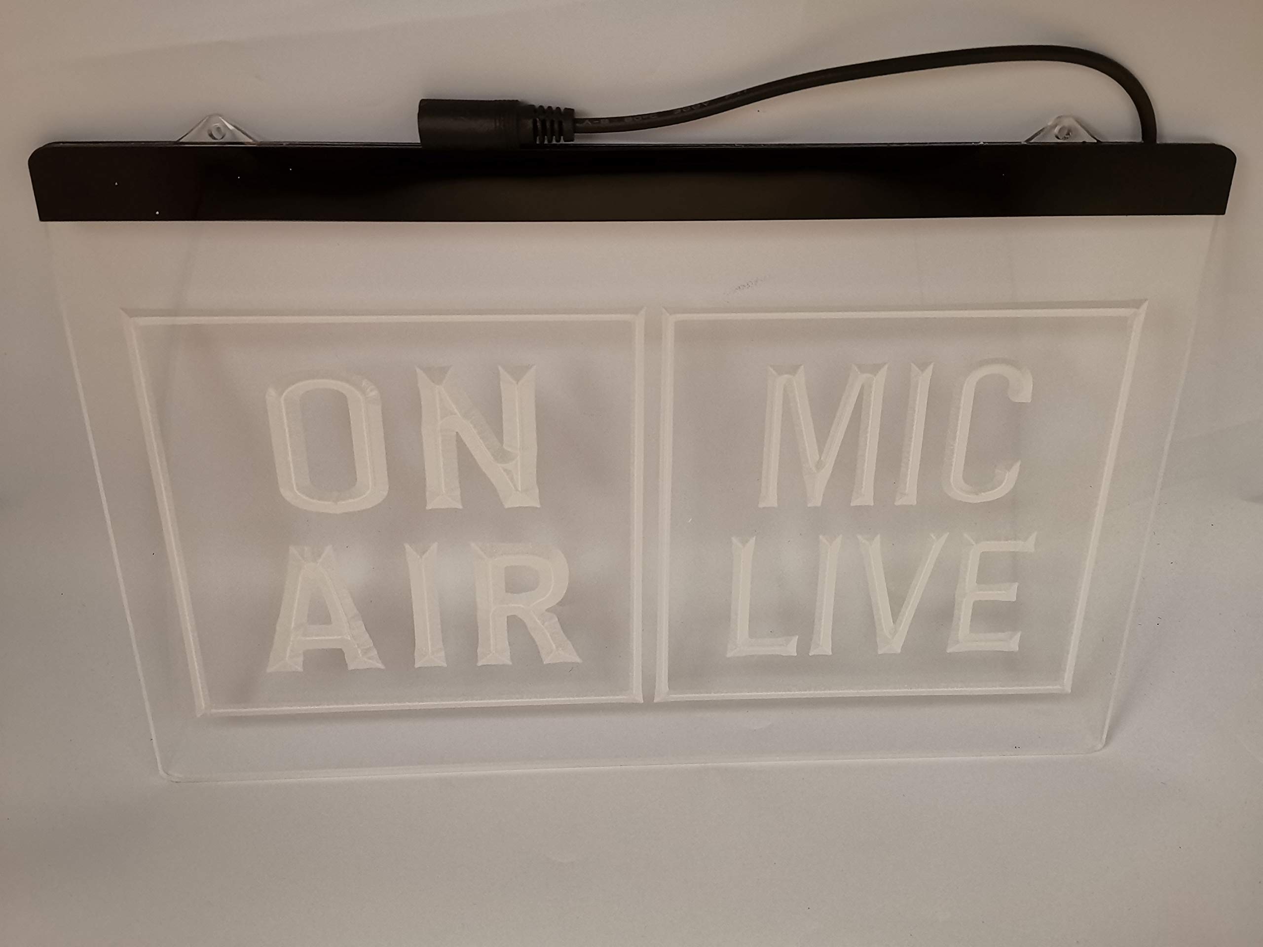 jxledsign Powerful Media Studio On Air Mic Life Display Bar Pub LED Light Sign