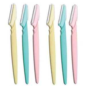 maigk lot sale wholesale women face & eyebrow hair removal safety razor trimmer shaper shaver (72 pack)