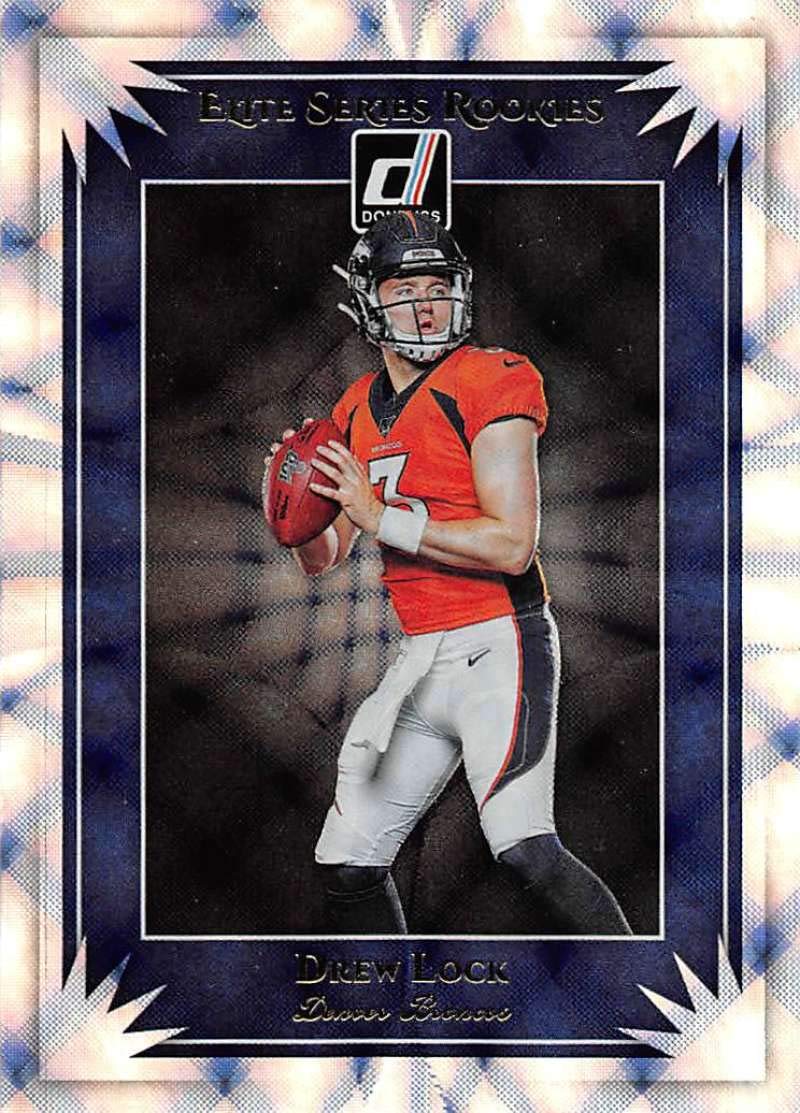 2019 Donruss The Elite Series Rookies #3 Drew Lock Denver Broncos Football Card