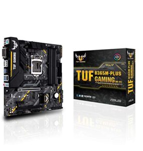 asus tuf b365m-plus gaming (wi-fi) lga1151 (300 series) ddr4 hdmi wifi m.2 matx motherboard