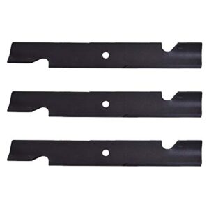 toro 3pk genuine oem notched 52" deck lawn mower blades fits 103-2528 105-7781-03 1-633482 1-633485 z 557 30094 30674 39494