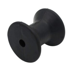 uanofcn 3" width boat trailer bow stop roller by 1/2" shaft non marking rubber