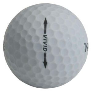 Volvik Vivid Golf Ball: Skull Edition 3.0 Black/Grey