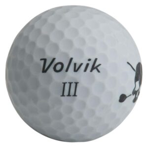 Volvik Vivid Golf Ball: Skull Edition 3.0 Black/Grey