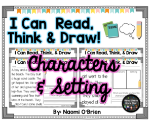 read think and draw: characters and setting