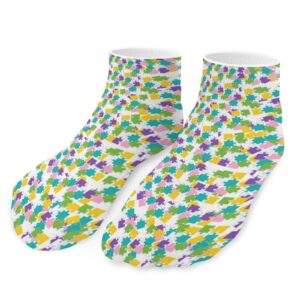 funny socks for women low cut socks crazy ghana kente cloth lady ankle boat socks