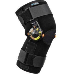 nvorliy hinged rom knee brace with side stabilizers & locking dials, post op knee immobilizer for arthritis, acl, mcl, pcl, meniscus tear, injurie/knee pain, medical orthopedic support (regular)