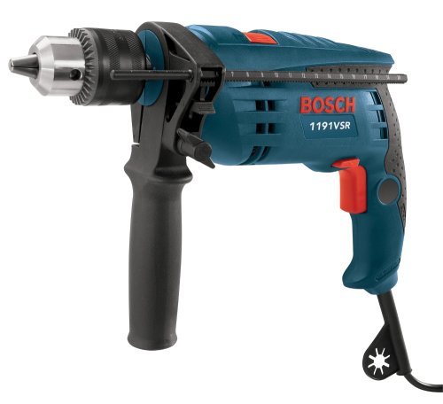 Bosch 1191VSRK-RT 1/2-Inch 7-Amp Corded Variable-Speed Hammer Drill w/Case (Renewed)