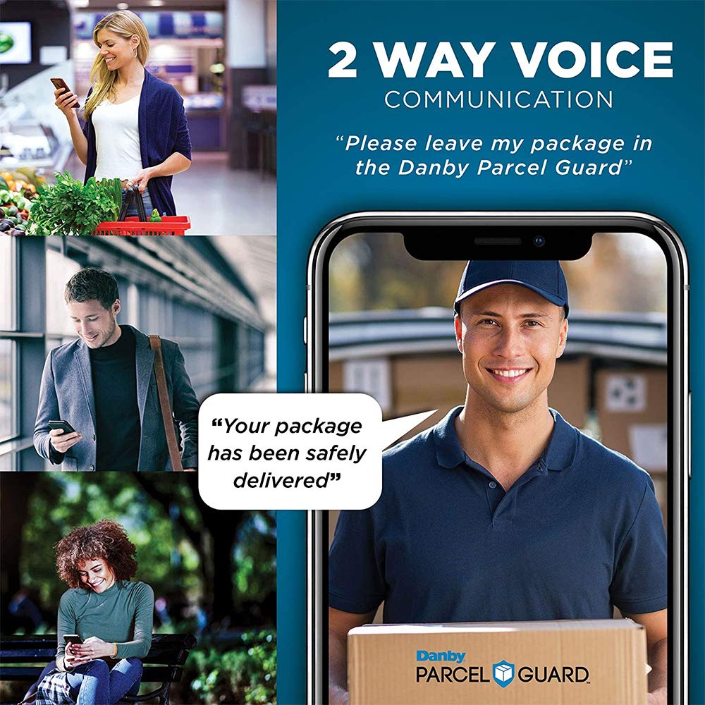 Danby DPG37G Parcel Guard Smart Mailbox - Motion-Activated Camera & Tamper Alarm, Anti-Theft Drop Slot |Wi-Fi & Smart App Enabled |Protects Parcels from Porch Pirates & Weather Damage