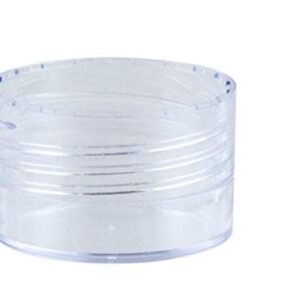 Clear Empty Plastic Round Deodorant Containers,Round Shape Bottom Filling Stick Deodorant Container Twist Up Stick Tube (C)