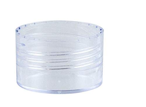 Clear Empty Plastic Round Deodorant Containers,Round Shape Bottom Filling Stick Deodorant Container Twist Up Stick Tube (C)