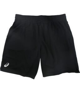 asics circuit 2 10in knit short, team black, x x large