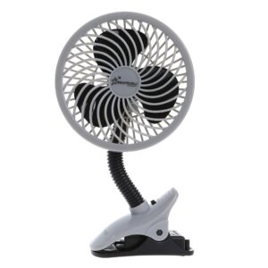 dreambaby caged deluxe ezy-fit clip on fan (black)