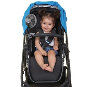 Dreambaby Caged Deluxe EZY-Fit Clip On Fan (Black)