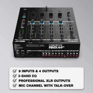 Reloop RMX-44BT 4-Channel Bluetooth DJ Club Mixer