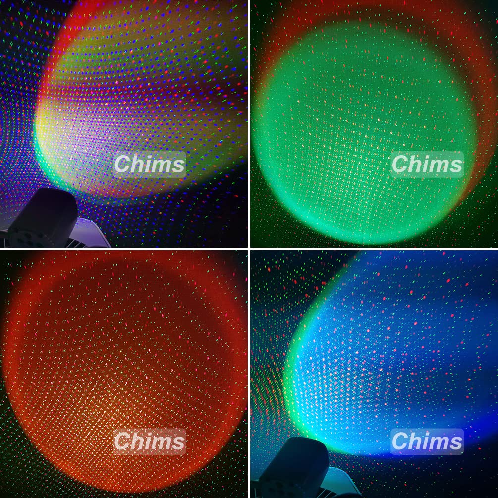 Mini Party Lights, Chims RGB Starry Sky with Sunset Light Show DJ Party Home Disco Light Portable Music Activated Stage Light for Christmas Thanksgiving Holiday Party Disco Birthday Xmas Gift